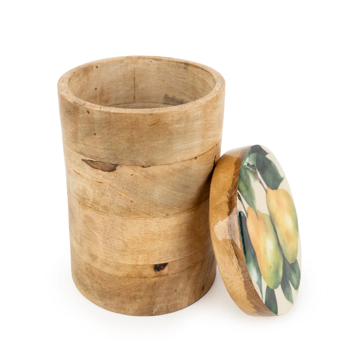 Mango Wood Storage Jar – Pure